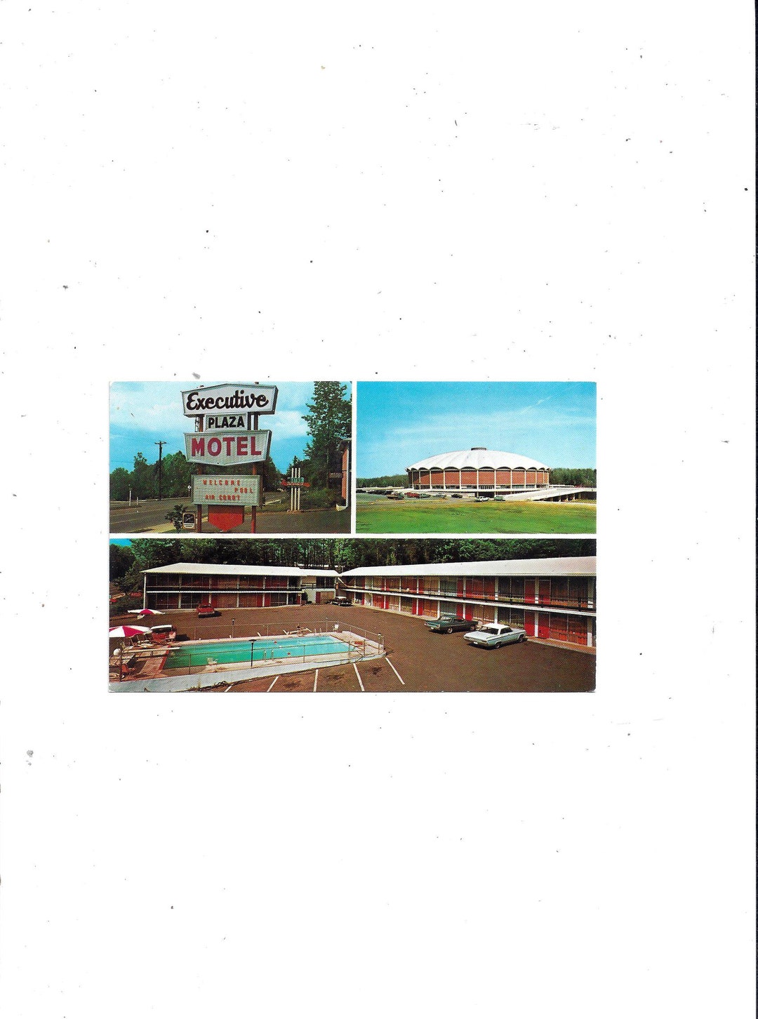 1960s Postcard of Executive Plaza Motel & Restaurant, Charlottesville ...