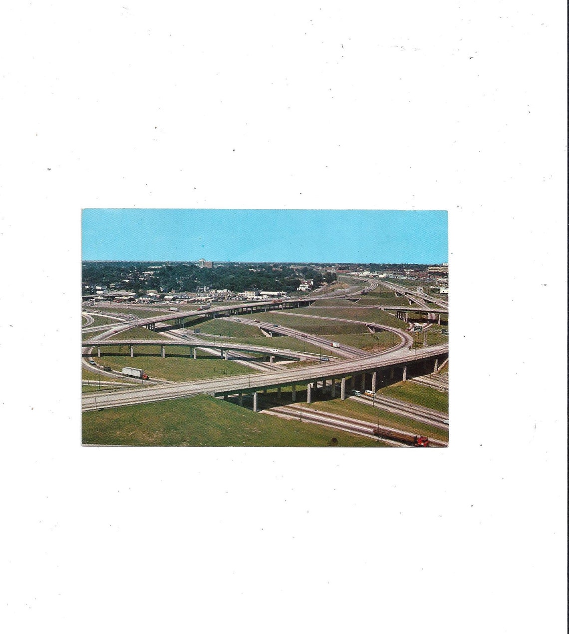 1960s Postcard of Atlanta Georgia Interstates I-20 I-75 - Etsy