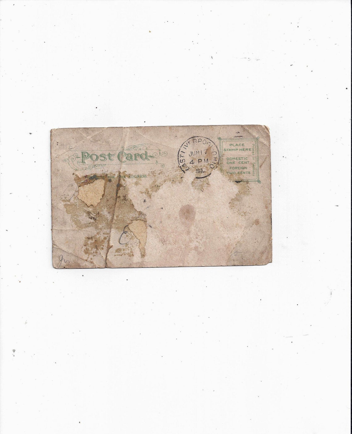 Early 1900s Postcard of 1787 Milestone, Danbury, Connecticut, Posted ...