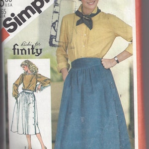 Simplicity 5576 Pattern for Misses' Side Button Skirts, Size 10, From ...