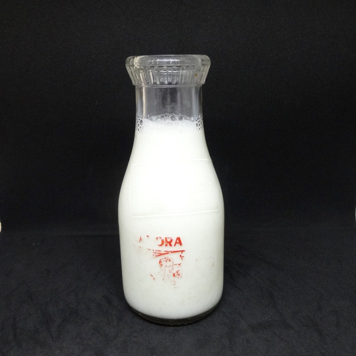1960s Pet Laboratory Pint Milk Bottle, 7.375 Inches Tall, Embossed and ...