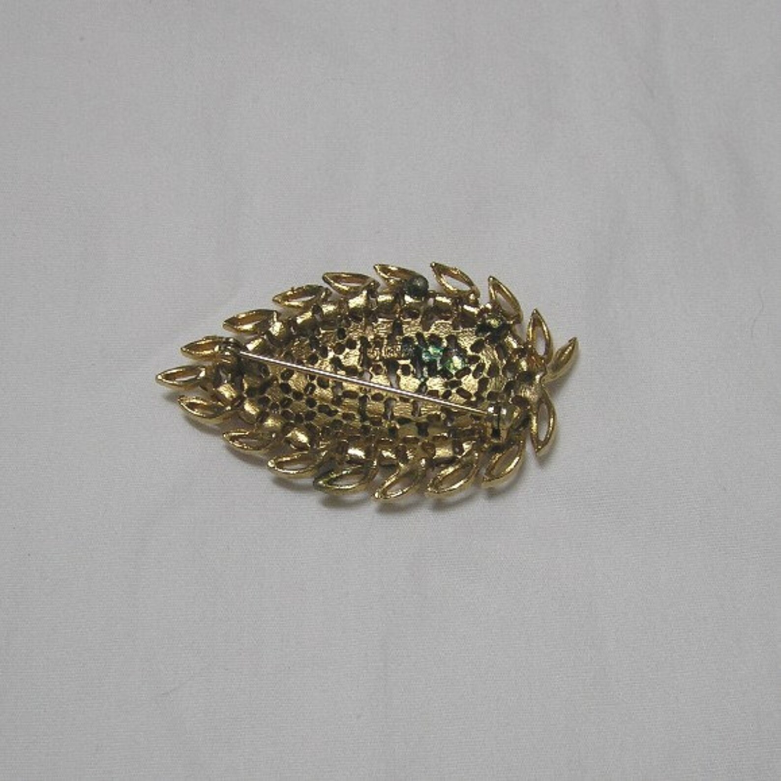 1960s Vintage Lisner Leaf Brooch or Pin With Brown All Over - Etsy