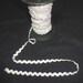 Ivory Flat Braid Trim in Rick Rack Shape in 2-YARD Increments, 1/2 Inch ...