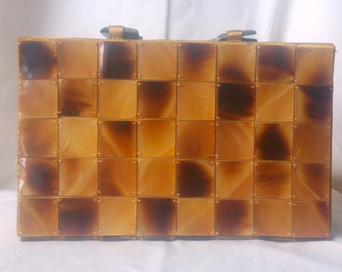 Vintage Faux Tortoise Shell Purse, Circa 1960s, A SWEET One : - Etsy