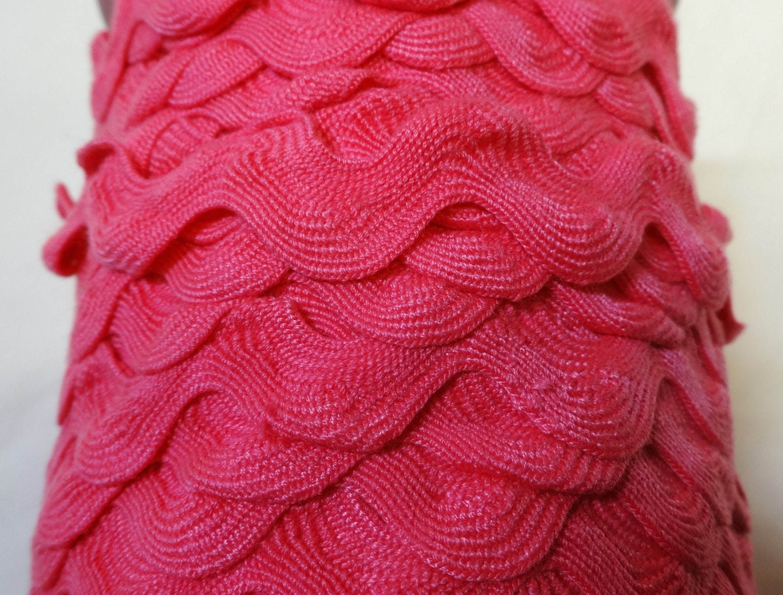 1 Inch Rick Rack Sewing Trim in Bright PINK Size 49 | Etsy