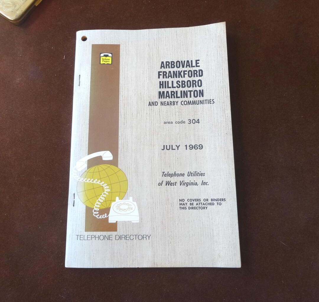 1969 Arbovale, Frankford, Hillsboro, Marlinton West Virginia Phone ...