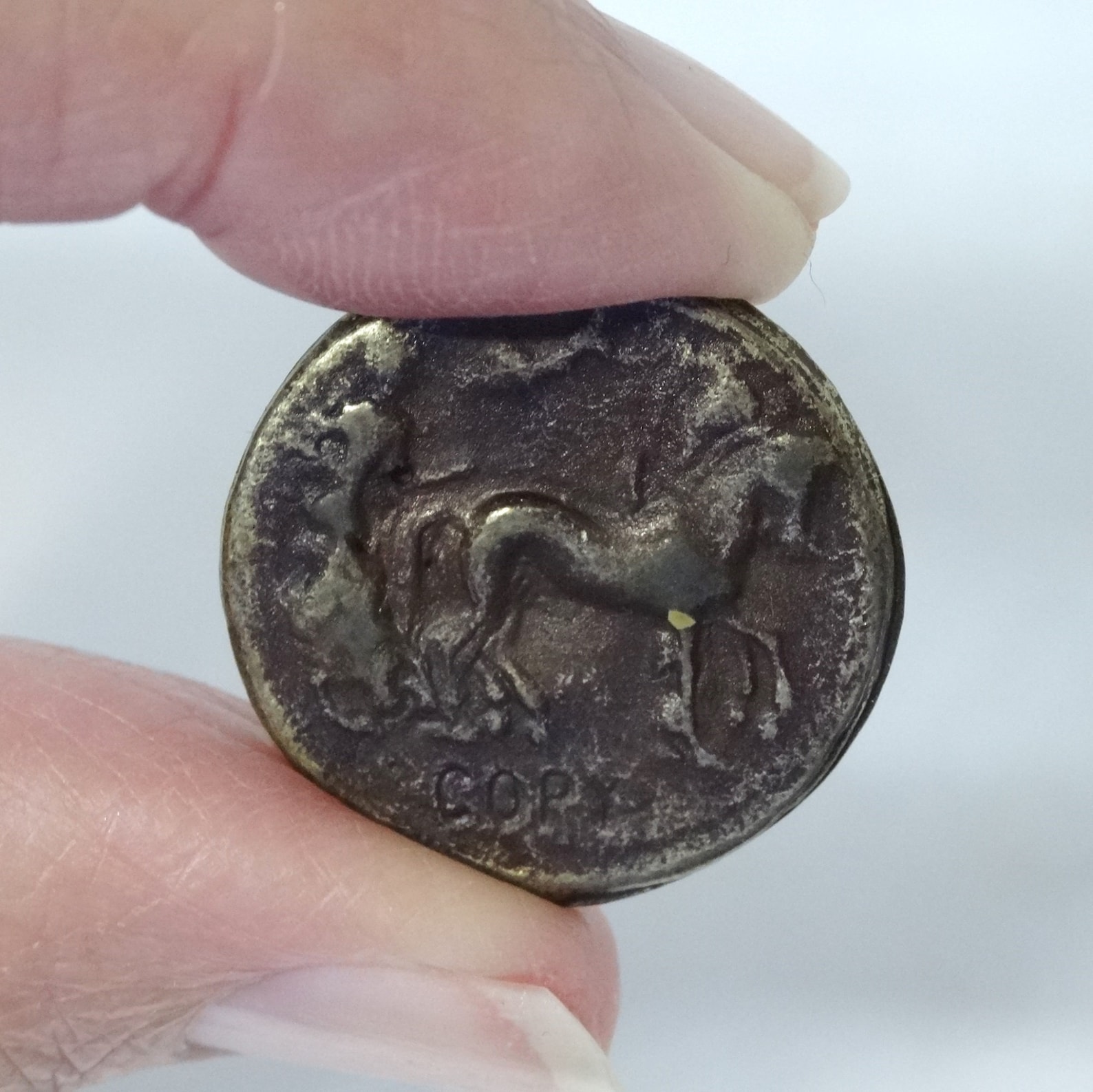 1960s Ancient Greece Coin Replica, CEAAE With Minotaur, Tetradrachm ...