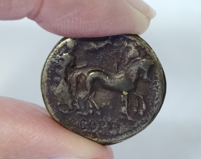 1960s Ancient Greece Coin Replica, CEAAE With Minotaur, Tetradrachm ...