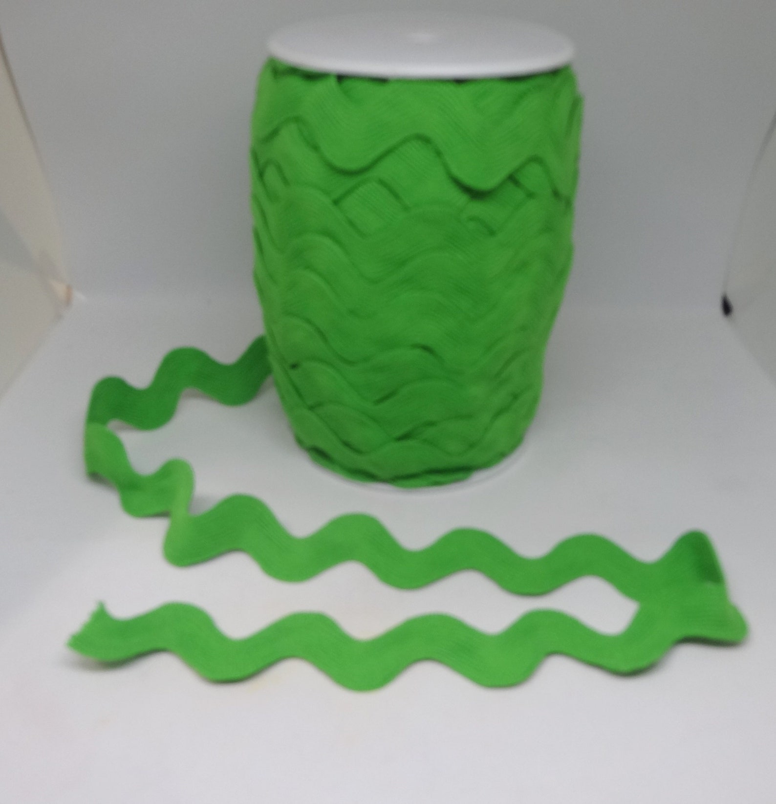 Jumbo LIME Green Rick Rack Sewing Trim 1.4 Inch Wide Poly Fun | Etsy