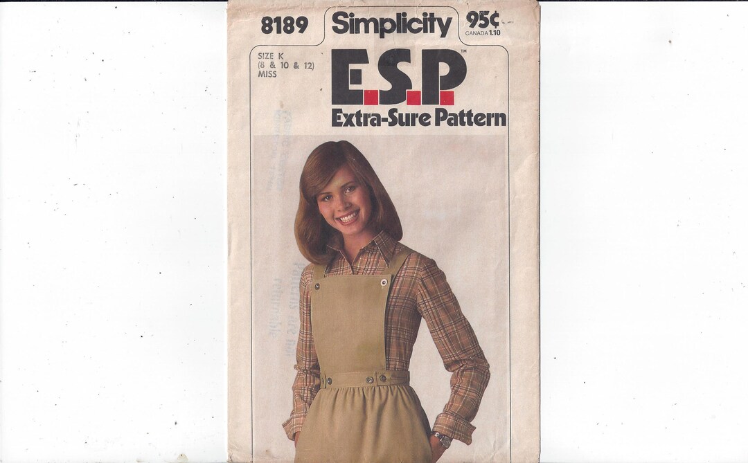 Simplicity 8189 E.S.P. Pattern for Misses' Back Wrap Jumper, Extra Sure ...