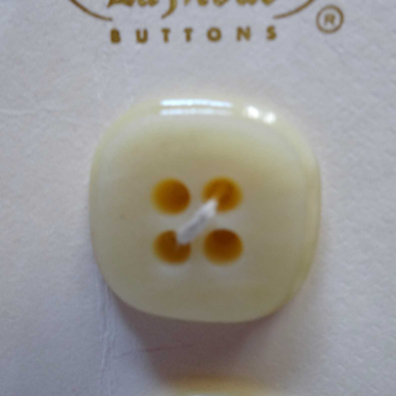 Set of 4 La Mode Buttons in Beige on Original Cards 7/8 Inch - Etsy