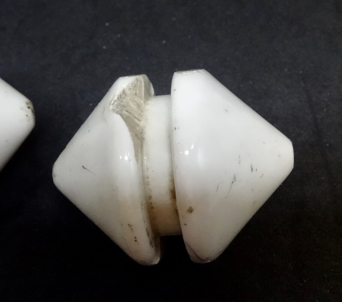 ONE Ceramic Porcelain Electrical Insulator in Double Cone - Etsy