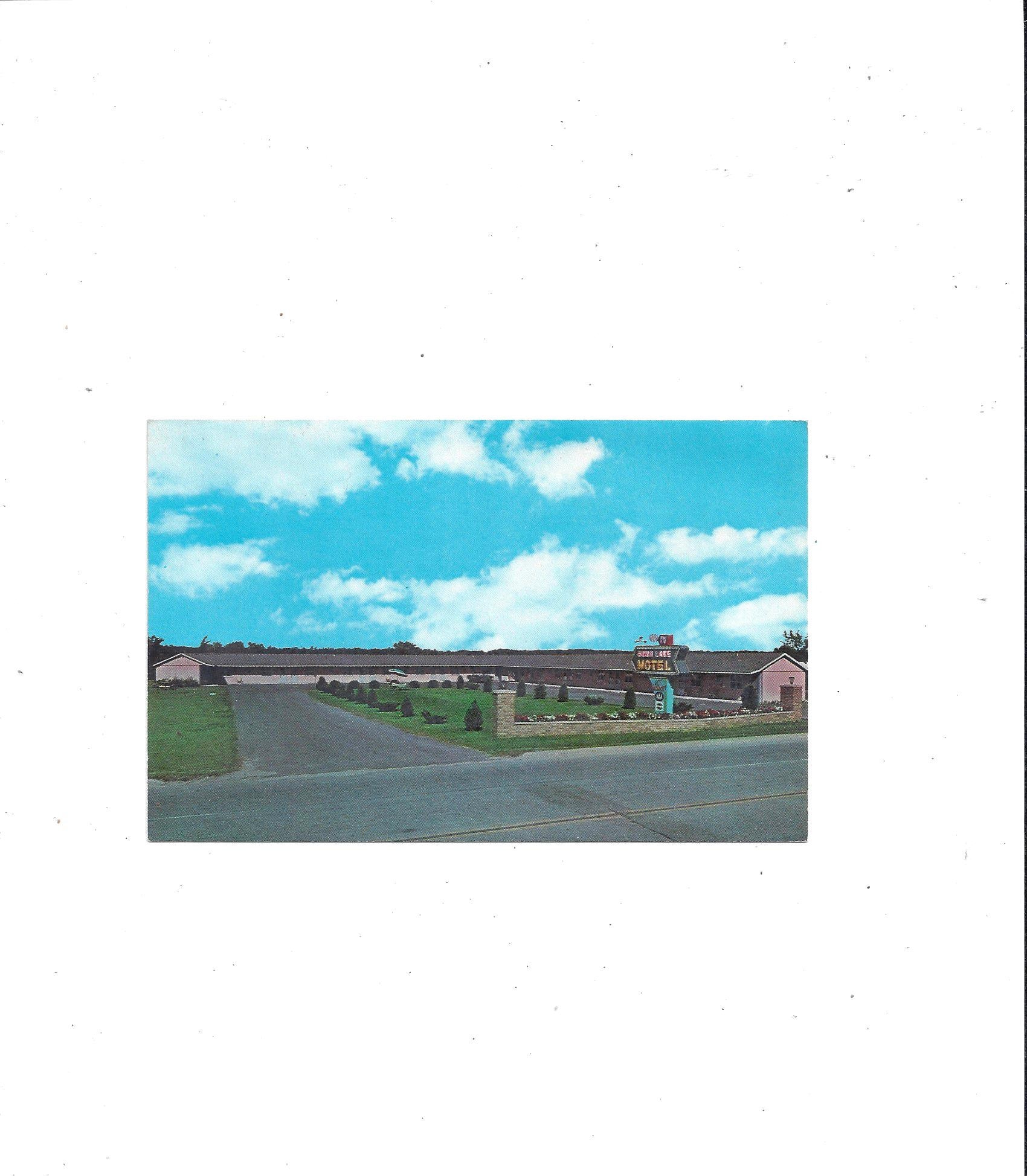 1960s Postcard of Budd Lake Motel, Harrison, Michigan, US Highway 27 ...