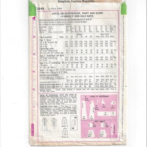 Simplicity 8844 Pattern for Misses' Dress or Over Blouse, Skirt ...