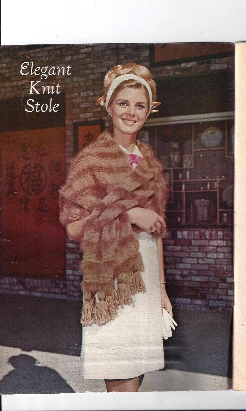Workbasket & Home Arts Magazine April 1970 Knitting - Etsy