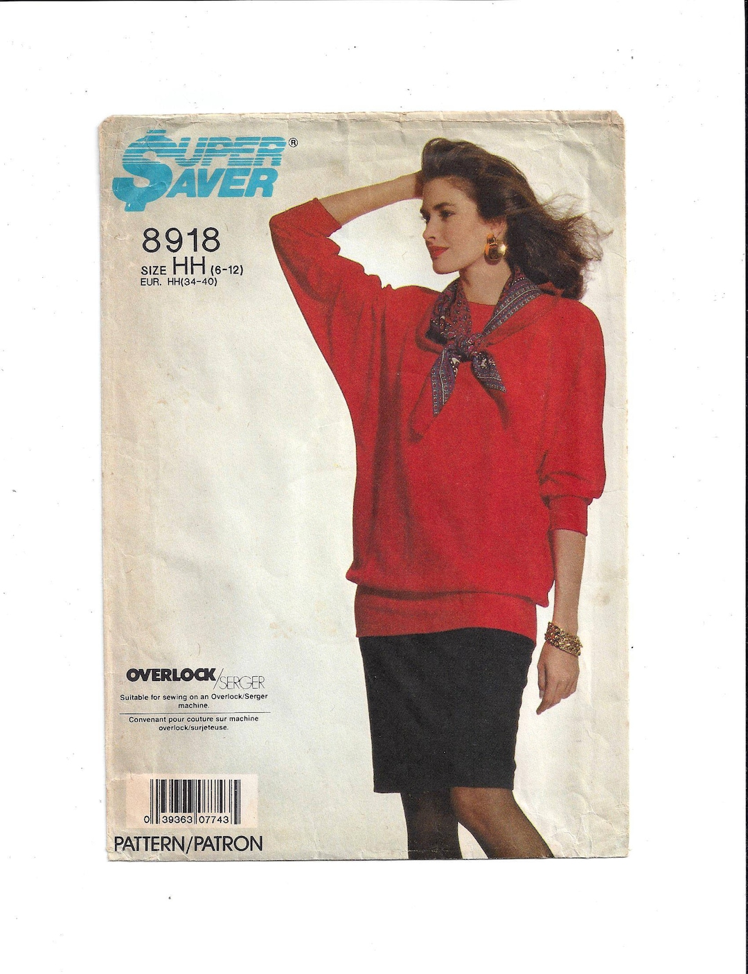Simplicity 8918 Super Saver Pattern for Misses' Knit Skirt & Loose Fit ...