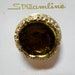 2 Buttons by Streamline on Original Card, Gold With Brown Enamel Center ...