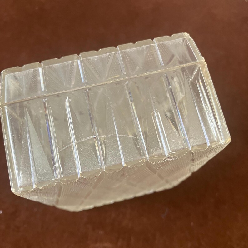 1960s Textured Plastic Trinket Box With Spring Hinges, 4.75 X 3 ...