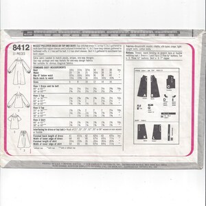 Simplicity 8412 Pattern for Misses' Pullover Dress or Top & Skirt, Size ...