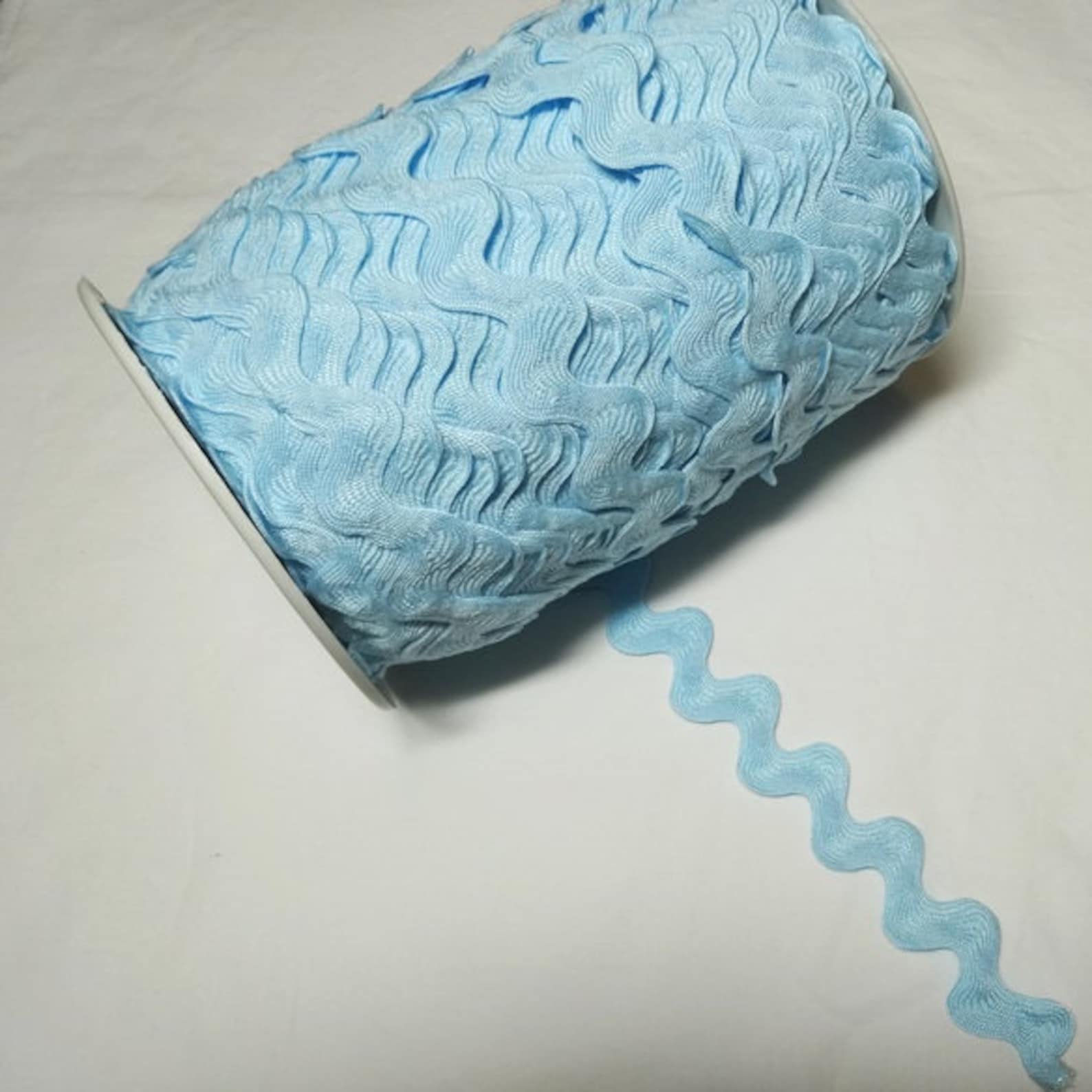 1 Inch Rick Rack Sewing Trim in Baby BLUE Polyester BY the - Etsy
