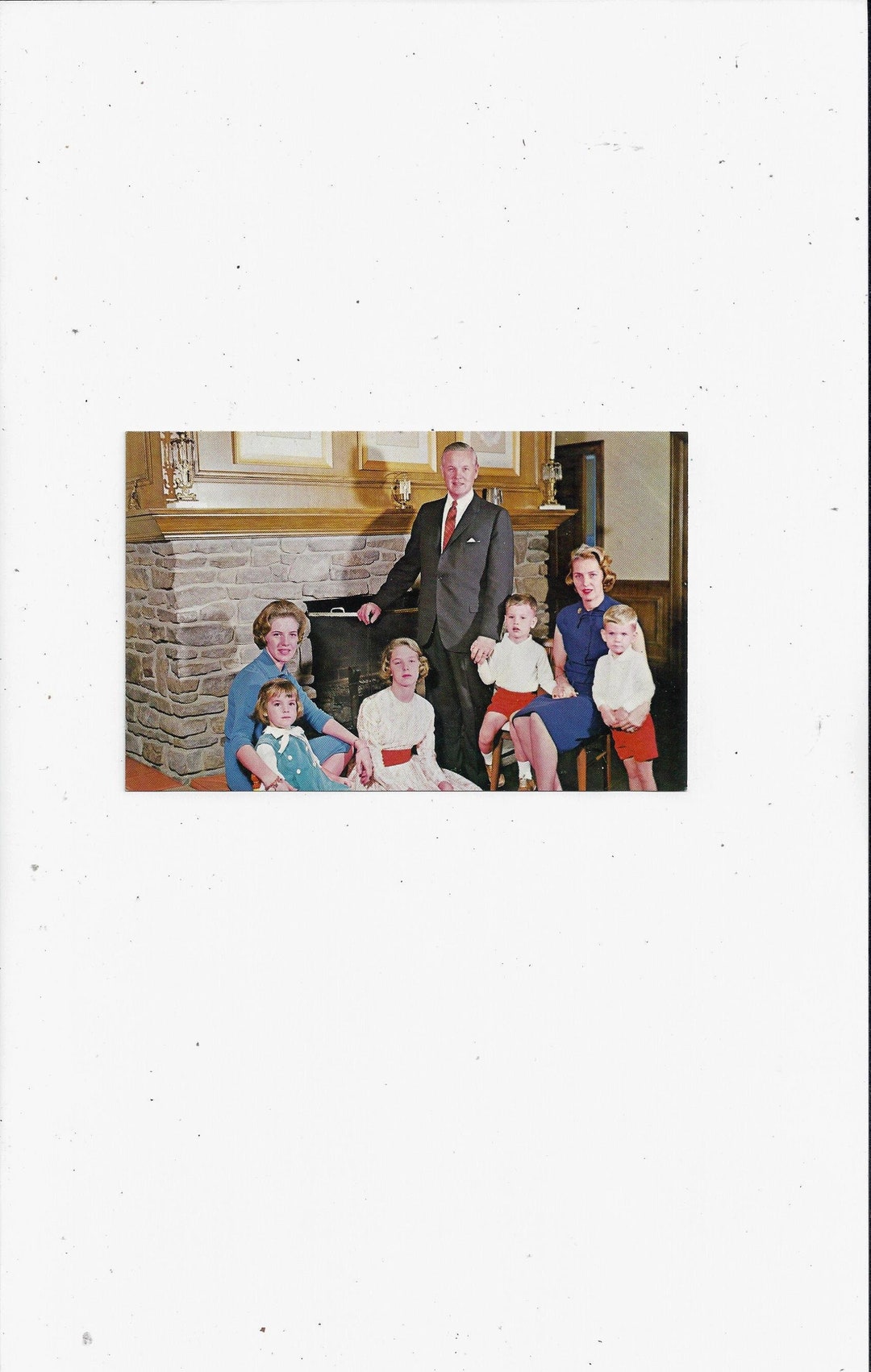 1960s Postcard of West Virginia Governor Hulett & Mary Alice Smith With ...