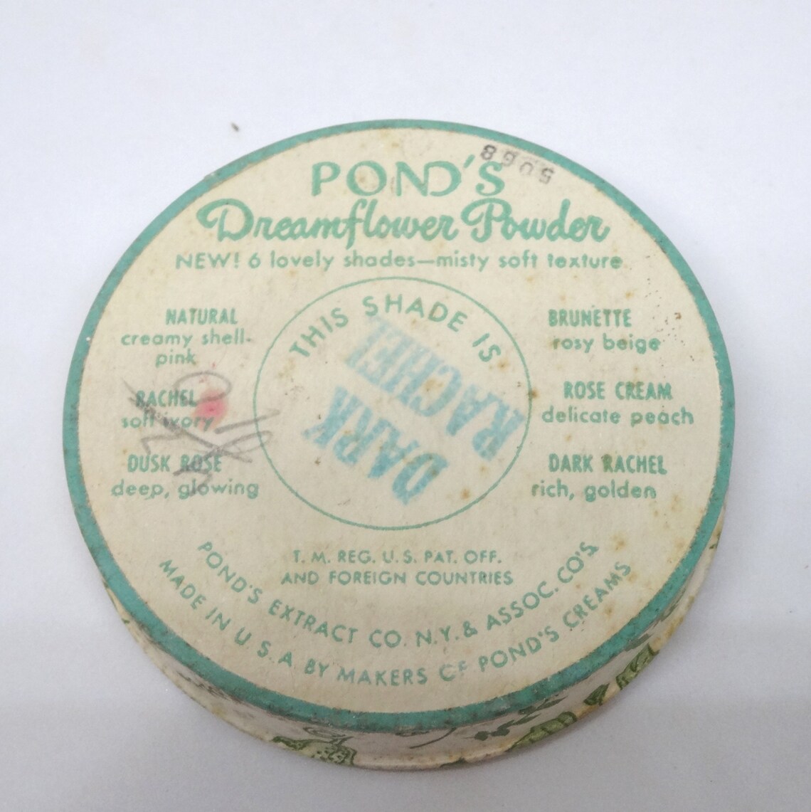 1940s Pond's Extract Co. Dreamflower Loose Face Powder in Cardboard ...