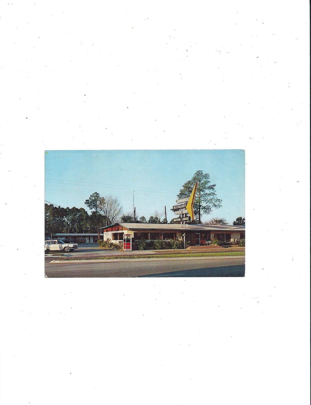 1961 Postcard of Bunnell Restaurant & Motor Lodge Motel, Bunnell ...
