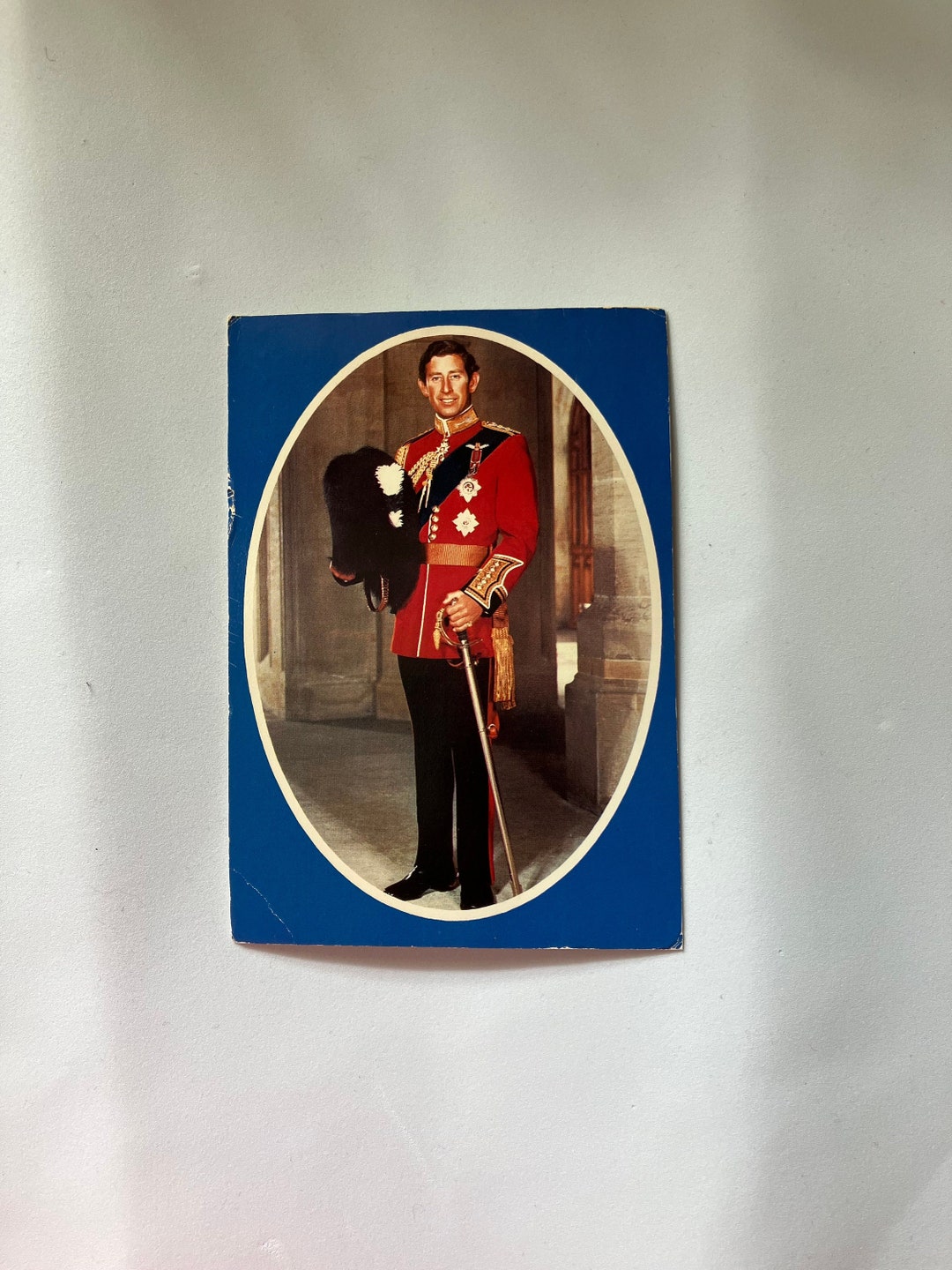 1982 Postcard of H.R.H. Prince Charles of Wales, Welsh Guard Colonel ...