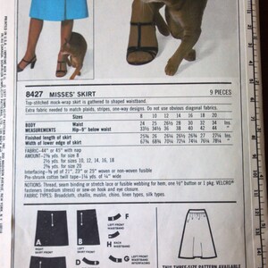 Simplicity 8427 Pattern E.S.P., Extra Sure Pattern for Misses' Mock ...