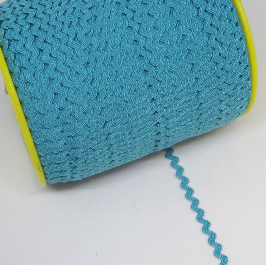 TURQUOISE Baby Rick Rack, in 2-YARD Increments, No. 13, 3/16 Inches ...