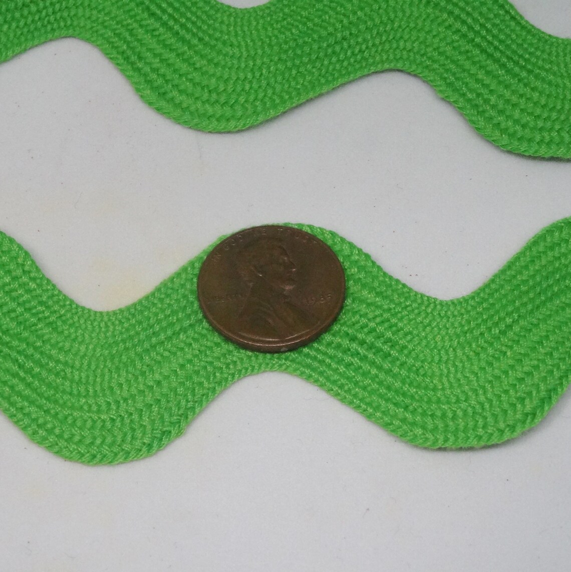 Jumbo LIME Green Rick Rack Sewing Trim 1.4 Inch Wide Poly Fun | Etsy