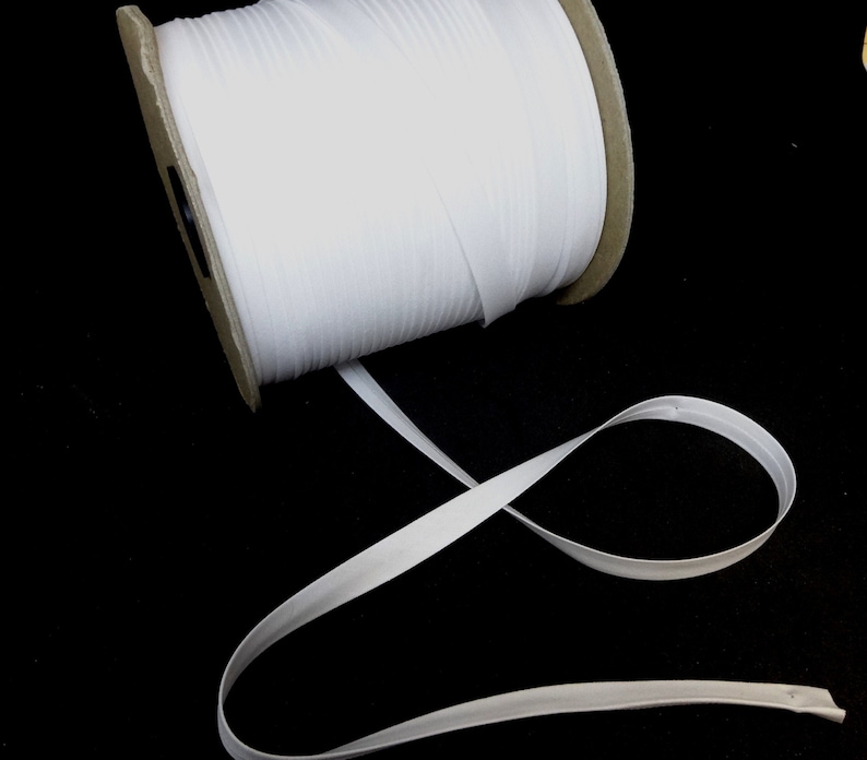 WHITE Half Inch Center or Single Fold Bias Tape Binding BY - Etsy