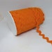 1 Inch Rick Rack Sewing Trim in ORANGE in 2-YARD Increments - Etsy