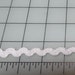 Ivory Flat Braid Trim in Rick Rack Shape in 2-YARD Increments, 1/2 Inch ...