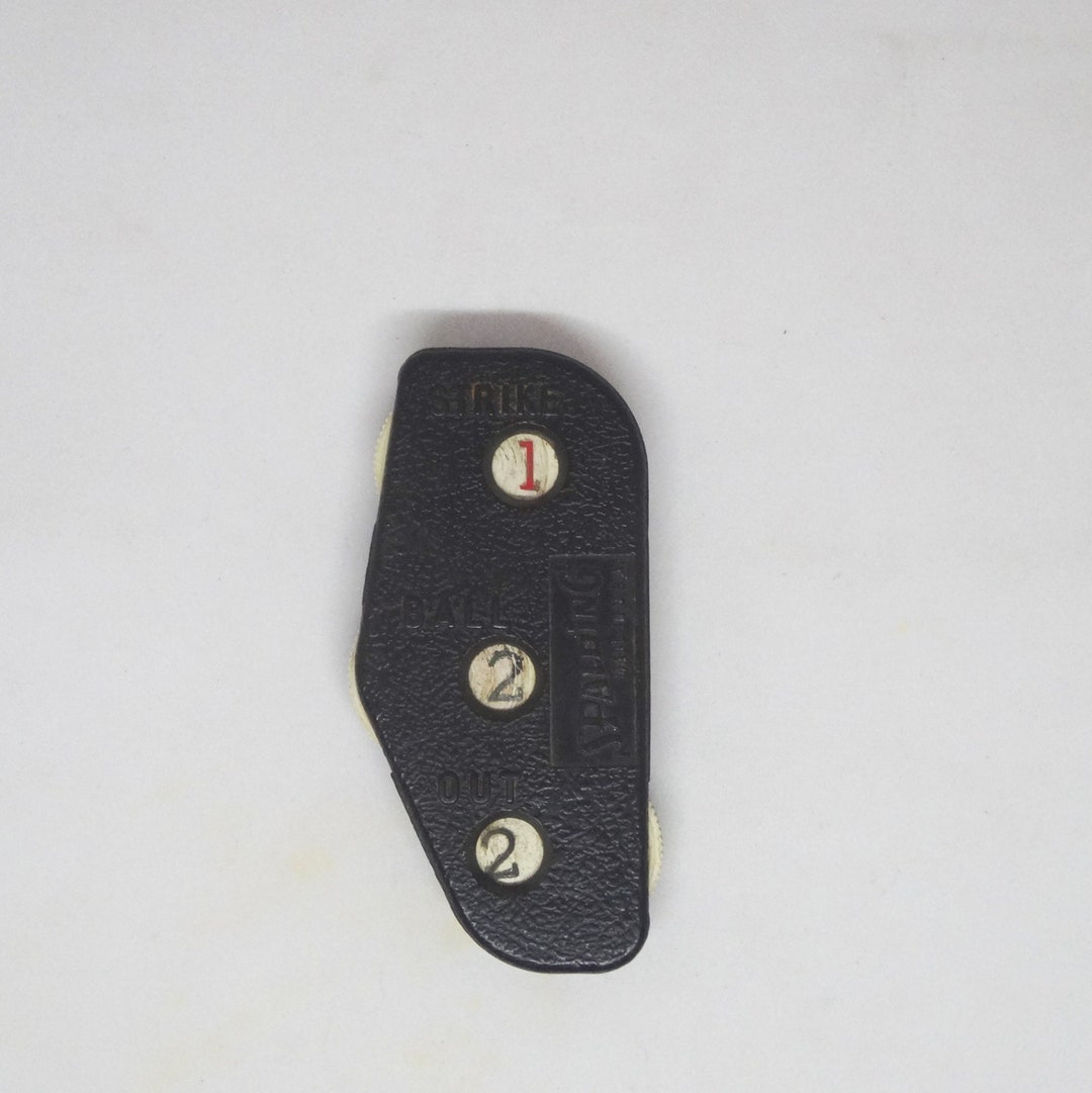 1980s Spalding Baseball Ball, Strike, Out Mechanical Counter or Clicker ...