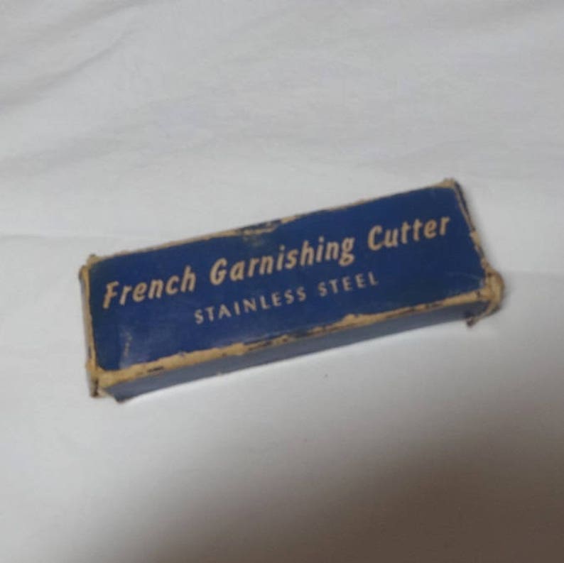 1950s Stainless Steel French Garnishing Cutter With Box - Etsy
