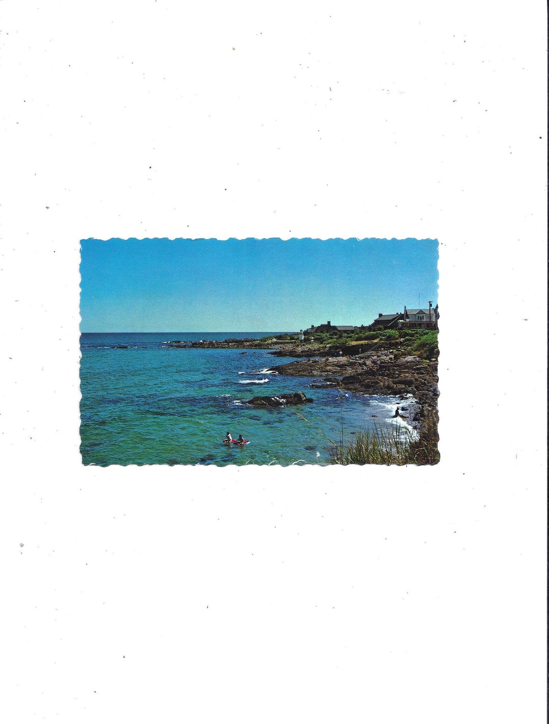 1950s Postcard of Marginal Way, Ogunquit, Maine, Unposted, 3.5 X 5.5 Inches, Travel Souvenir ...