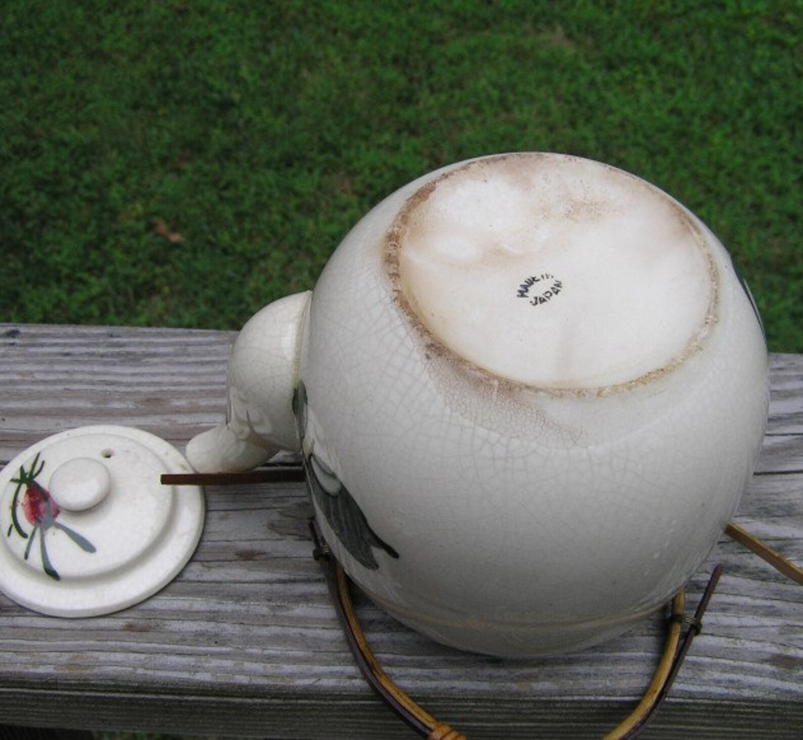 1940s 1950s Vintage Hand Painted Tea Pot With Lid From - Etsy