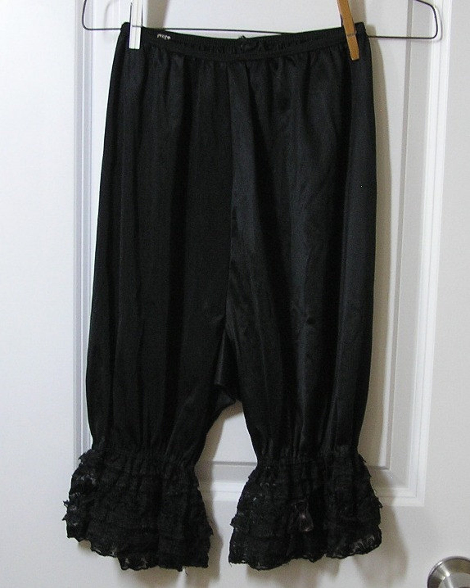 1960s Vintage Black Pantalettes or Bloomers With Lace Trimmed - Etsy