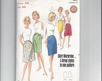 Simplicity 3809 Pattern for Girls' Pleated Skirt