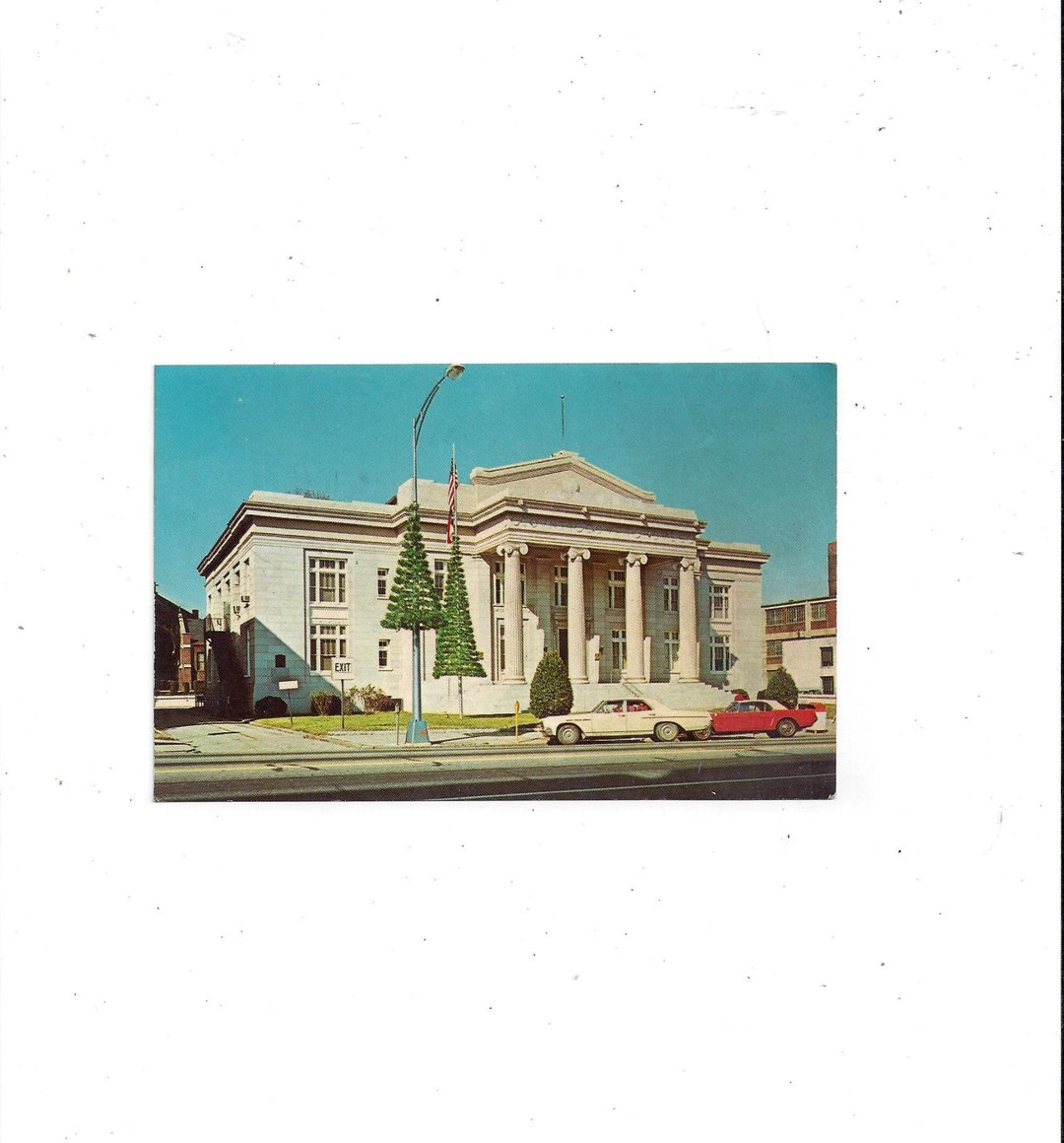 1968 Postcard of Rowan County Court House, Salisbury, North Carolina ...