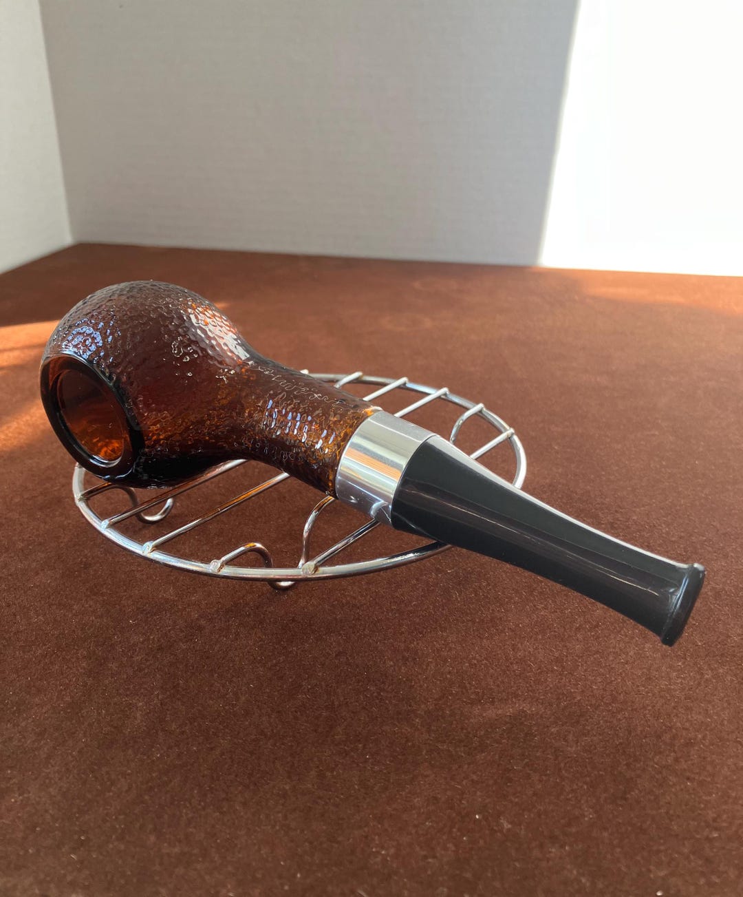 AVON Pipe Full Decanter, Held 2 Oz, NO Content, From 1971-72, Brown ...