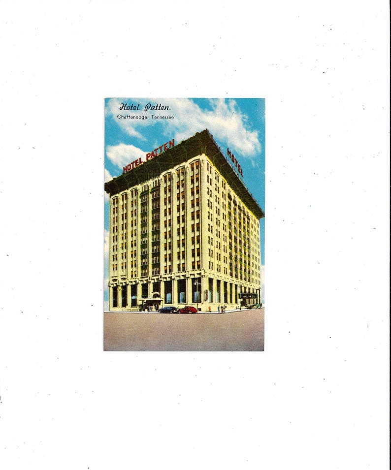 1930s 1940s Hotel Patten Postcard Chattanooga Tennessee - Etsy