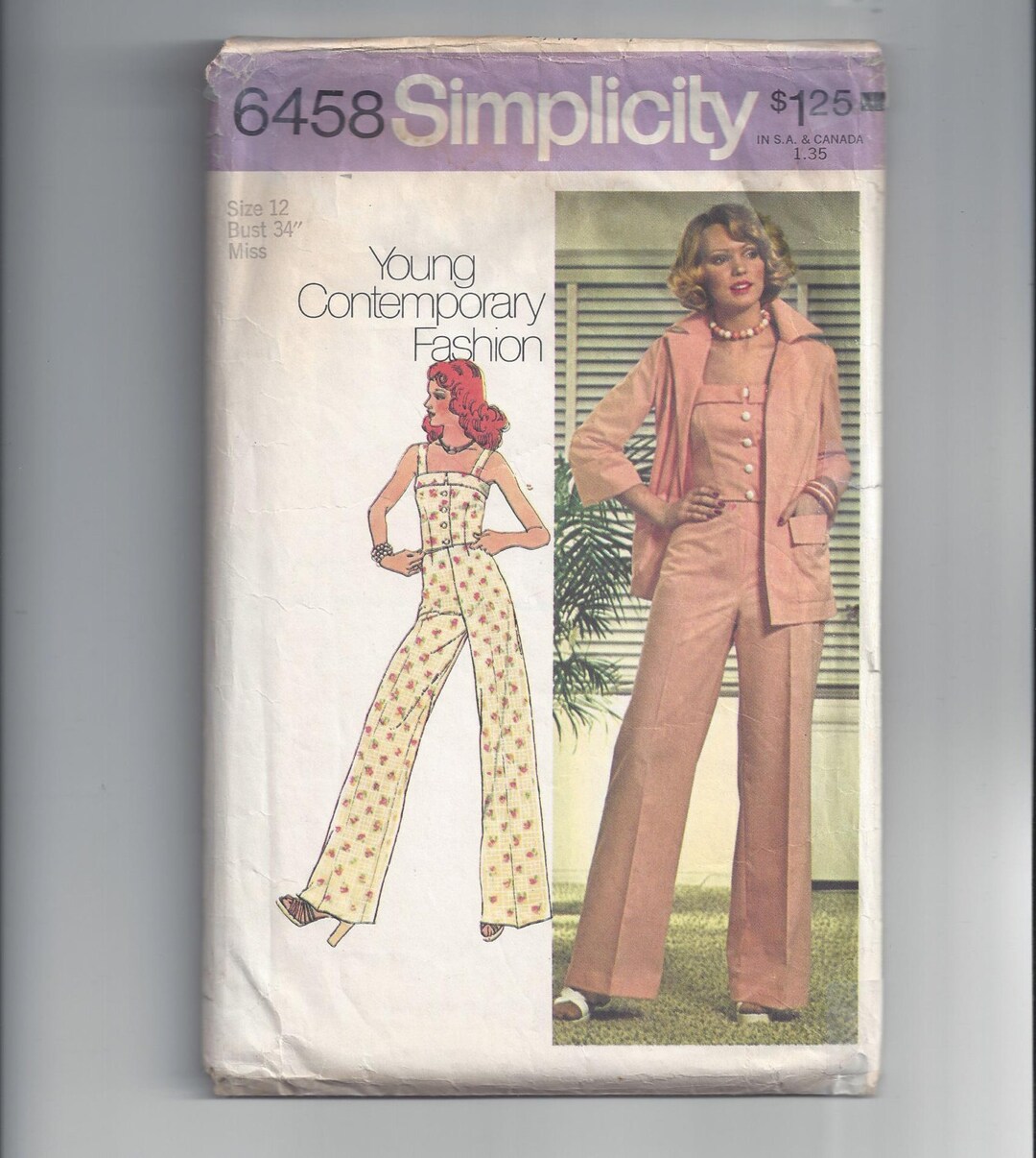 Simplicity 6458 Pattern for Misses' Shirt Jacket, Camisole Top & Pants ...