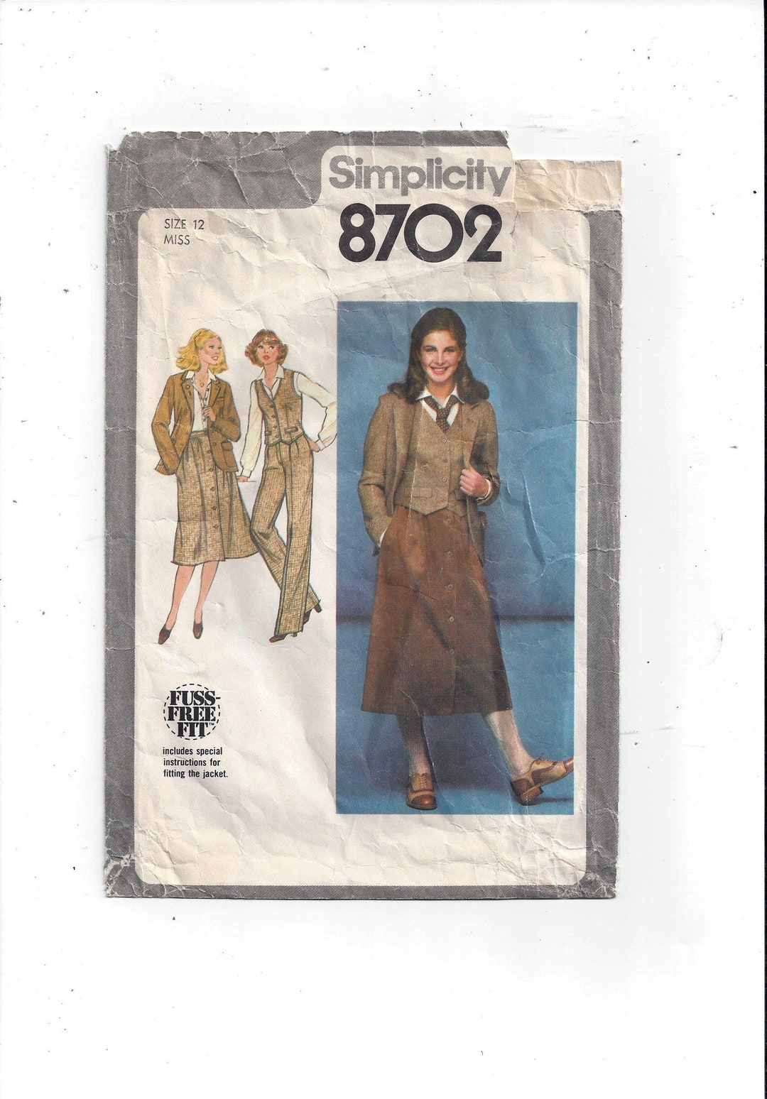 Simplicity 8702 Pattern for Misses' Pants, Skirt, Unlined Jacket, Lined ...