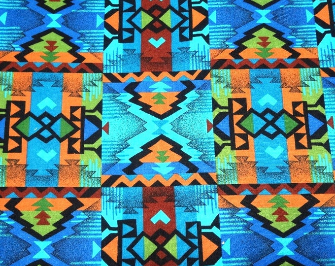 Cotton Quilting Fabric Southwestern Pattern by Cranston Print - Etsy