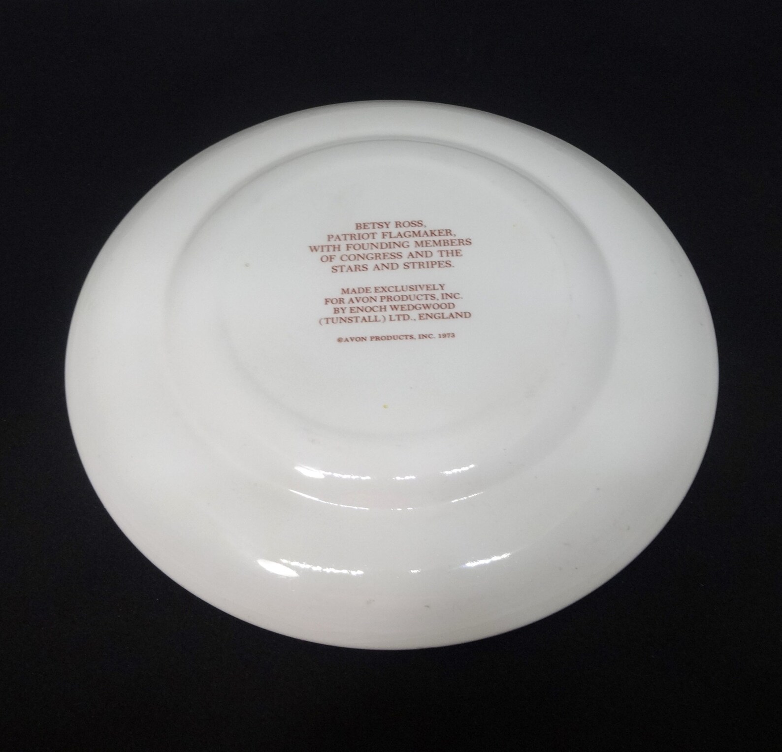 1973 AVON Wedgwood Betsy Ross Plate Made in England 9 Inches - Etsy