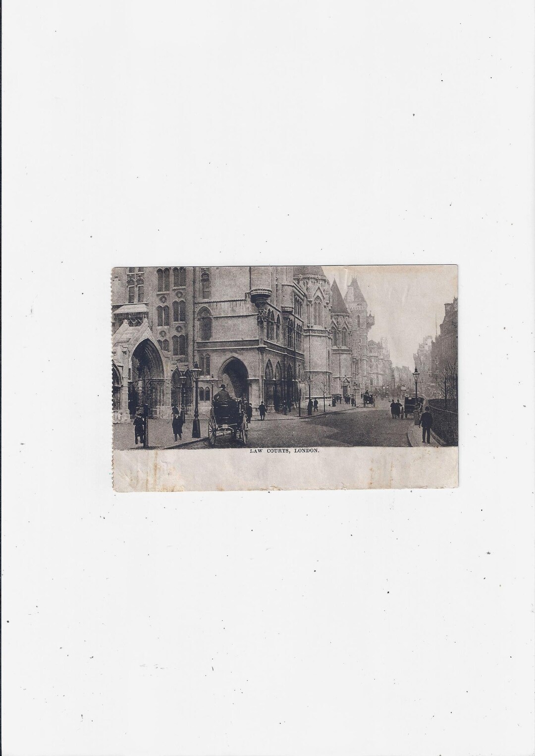 Early 1900s Late 1800s Postcard of Law Courts, London, England ...