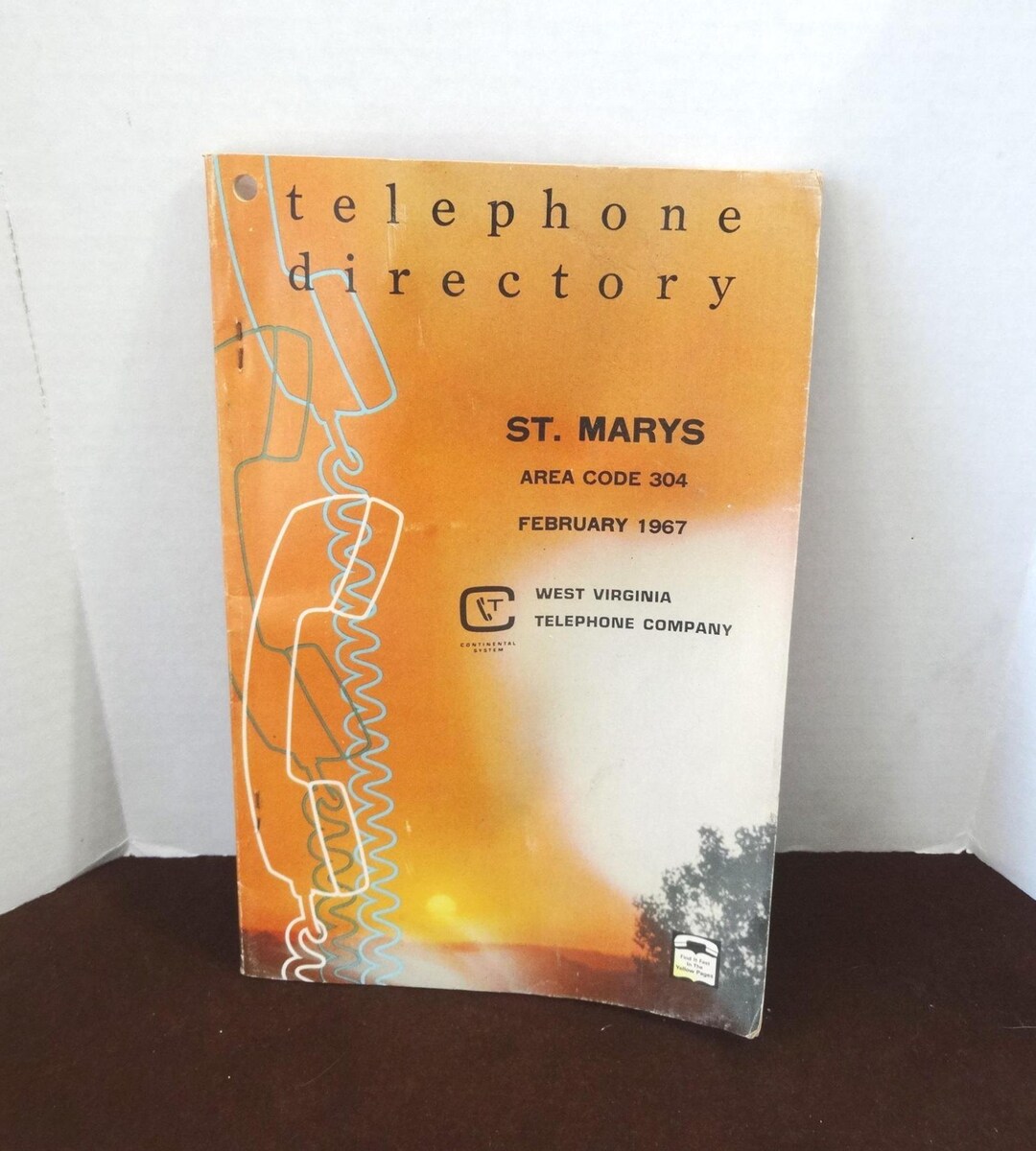 1967 St. Marys, West Virginia Telephone Directory, Area Code 304 ...