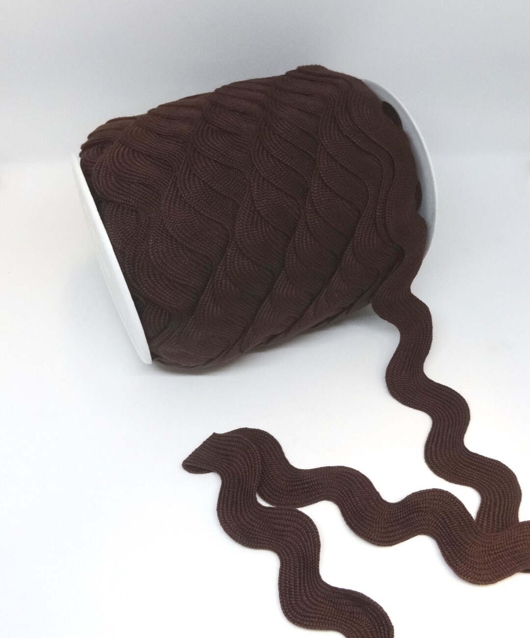 Brown Jumbo Rick Rack, 1.4 Inch Wide Poly Fun Trim, BY the YARD, Sewing ...